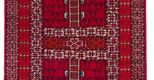 青山キリムハウス オールド 絨毯 ブハラ テッケオールド絨毯 C26007