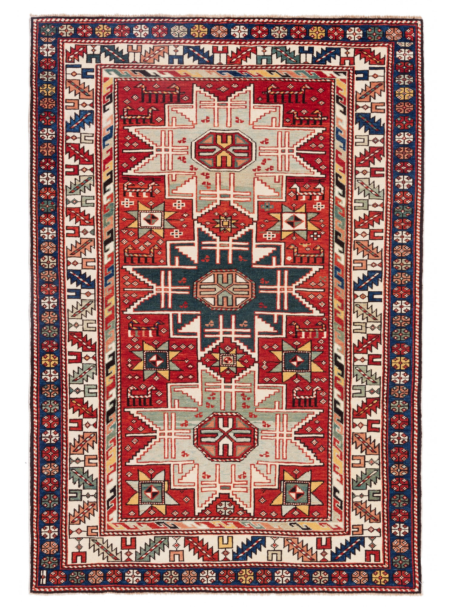 レスギ・スター・シルヴァン絨毯 Lesghi Star Shirvan Rug 青山キリムハウス ペルシャ絨毯 トルコ絨毯キリム専門店 C28050