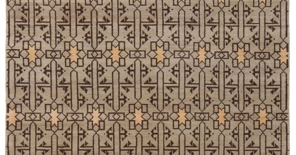 アラッディンモスクの花と星の格子模様絨毯 The Alaeddin Mosque Flowers and Stars Lattice ...